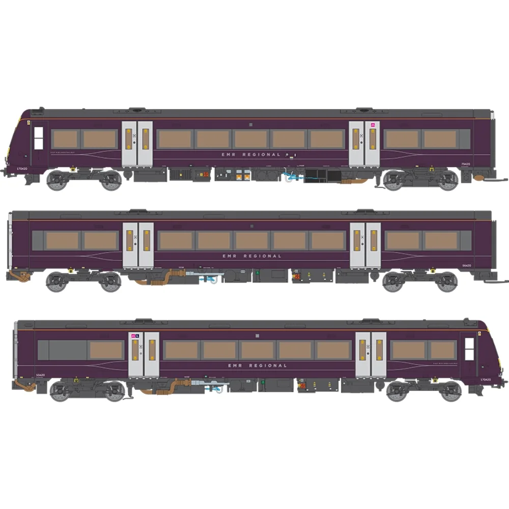 Bachmann 35-626 British Rail 170/4 170420 East Midlands Railway ...