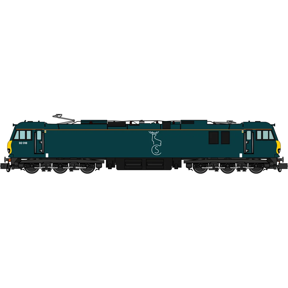 Revolution Trains N92018 BR Class 92 92018 SCSL Midnight Teal